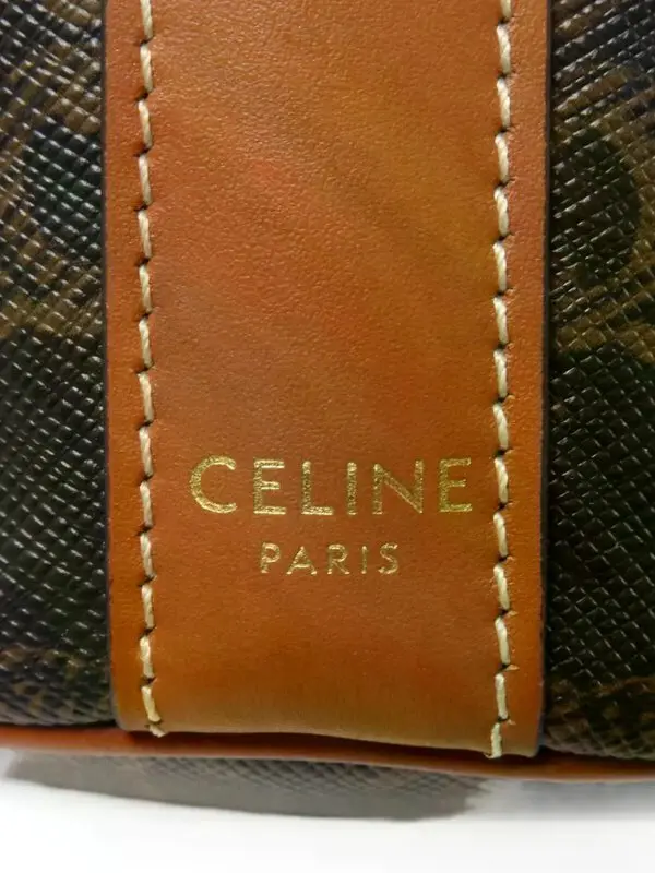Celine Small Triomphe-canvas Drawstring Bucket Bag