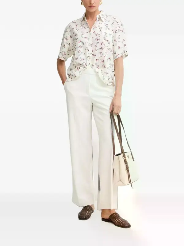 Marc O'polo Floral-print Seersucker Shirt