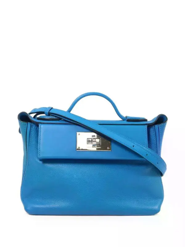 Hermès 2021 Mini 24/24 Shoulder Bag - Blue