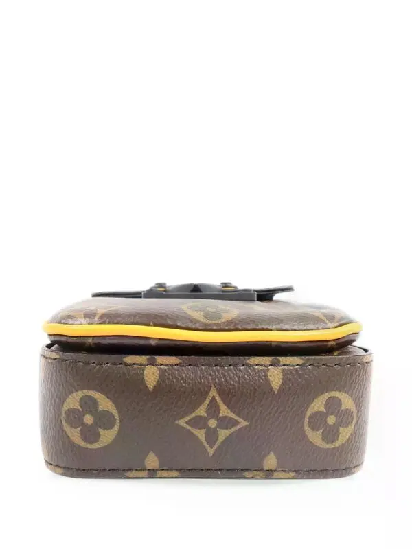 LOUIS VUITTON S-lock Monogram Macassar Shoulder Bag
