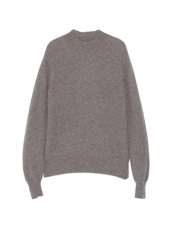 N.peal Honeycomb-knit Cashmere Sweater - Grey