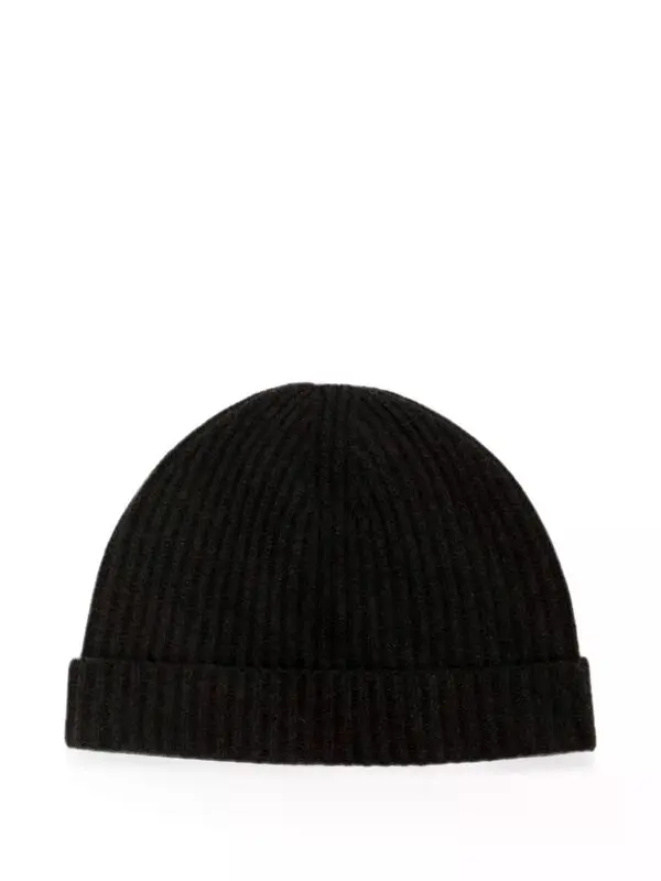 N.peal Ribbed-knit Beanie Hat