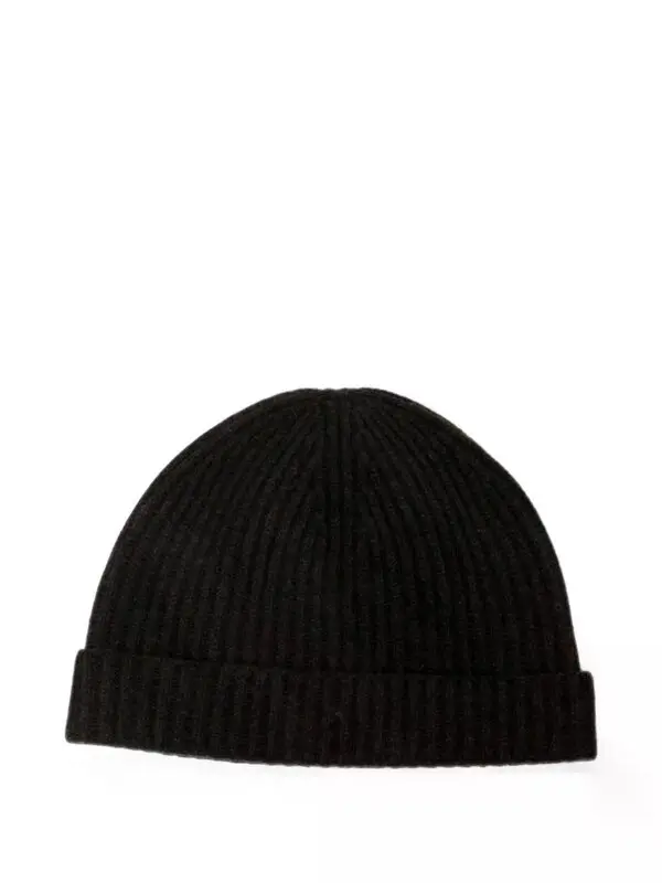 N.peal Ribbed-knit Beanie Hat