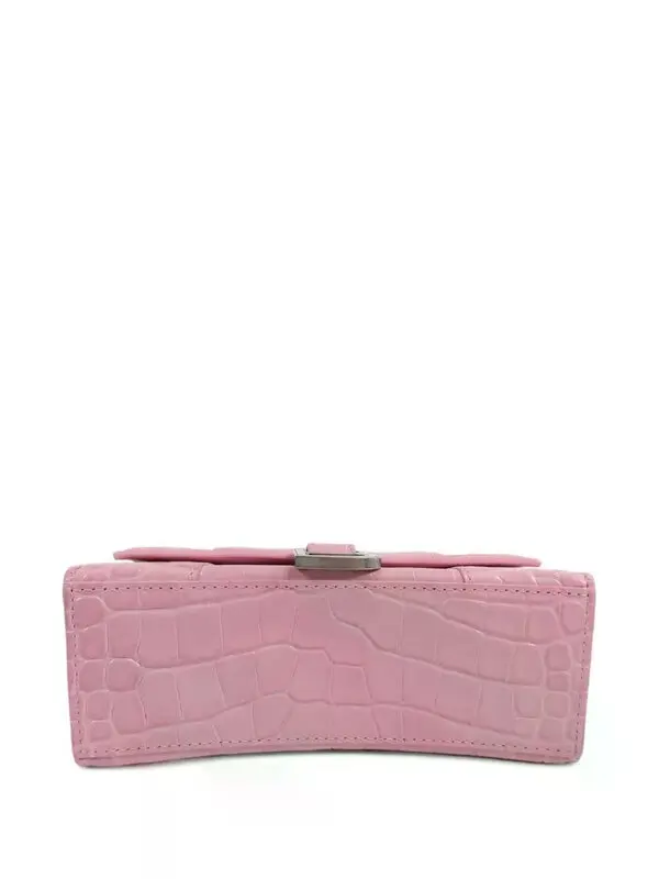 Balenciaga Xs Hourglass Shoulder Bag - Pink