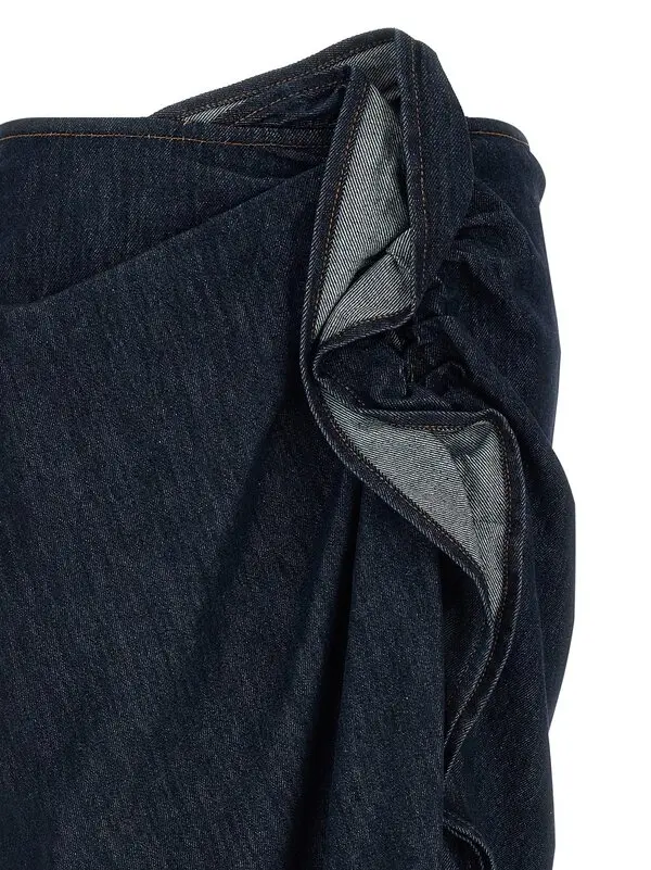 Dries Van Noten Draped Skirt
