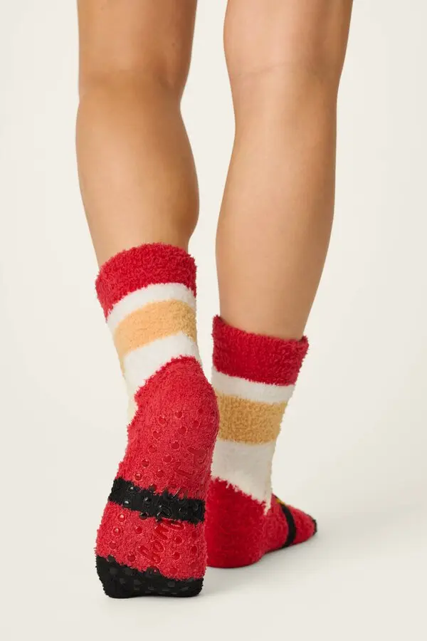 PJ Salvage Jolly Santa Claus Socks