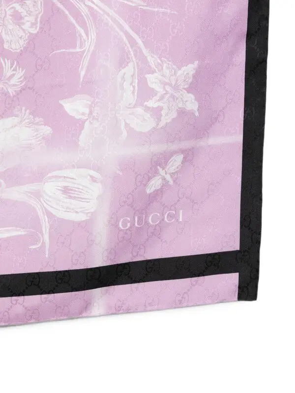 Gucci Printed Silk Foulard