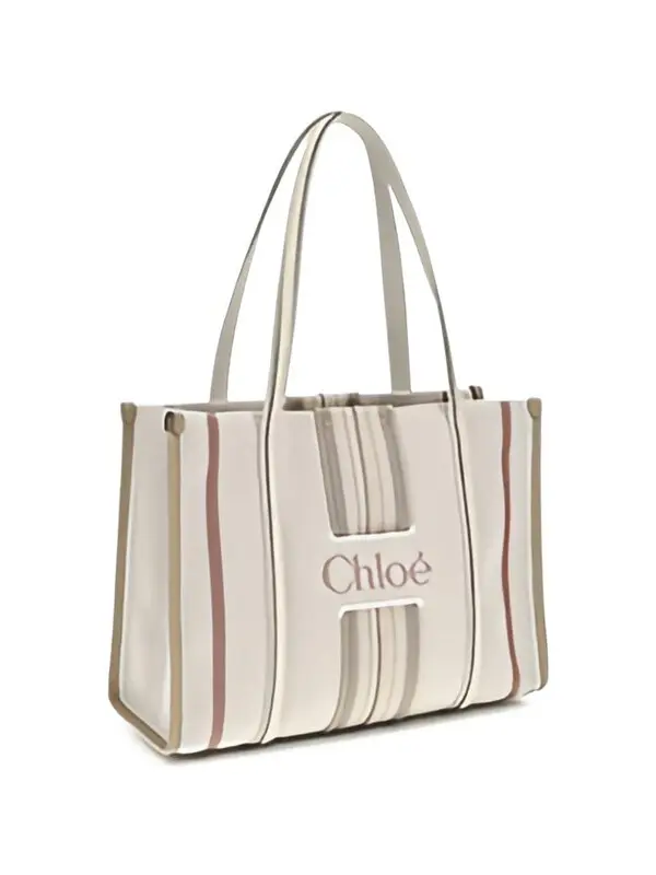 Chloé Woody Loop Canvas Tote