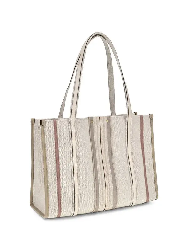Chloé Woody Loop Canvas Tote - Multicolor