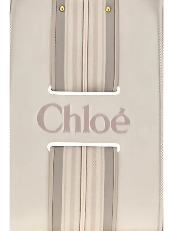 Chloé Woody Loop Canvas Tote - Multicolor