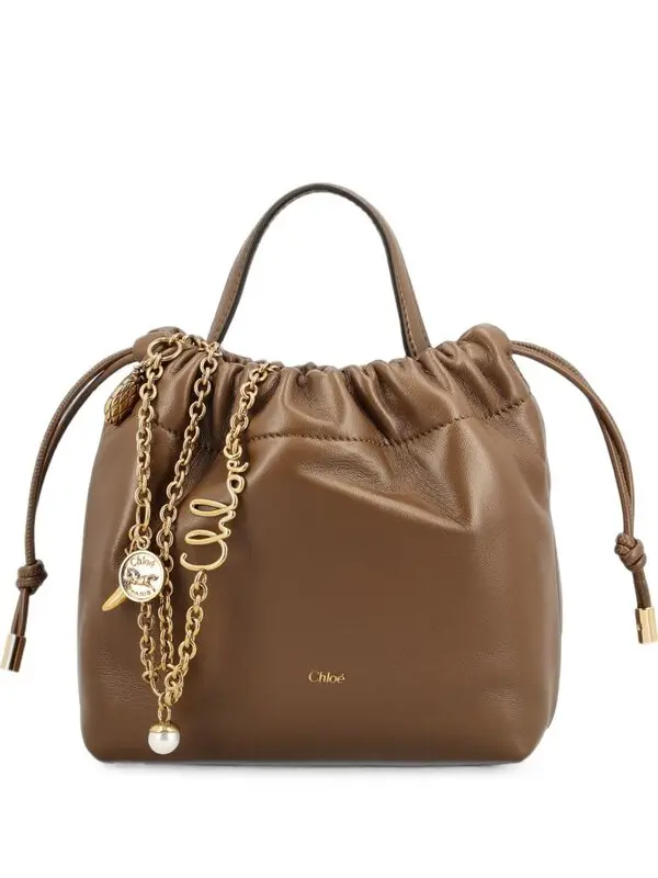 Chloé Icons Leather Mini Bucket Bag