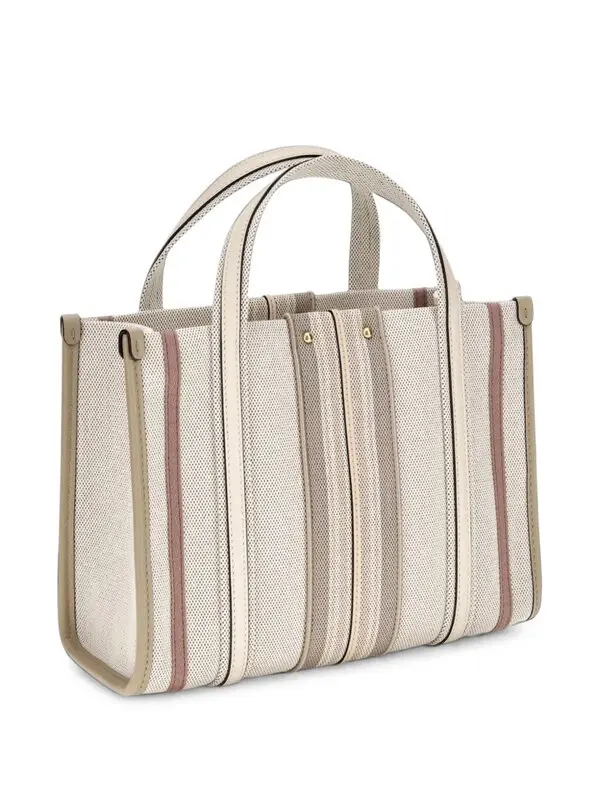 Chloé Woody Loop Small Canvas Tote - Multicolor