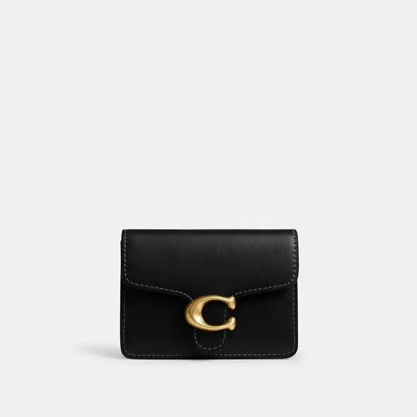 COACH Tabby Card Case - Brass/black