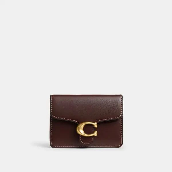 COACH Tabby Card Case - Brass/maple