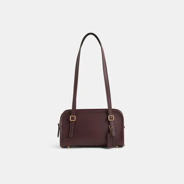 COACH Restored Swing Zip Bag 20 - Brass/black Currant