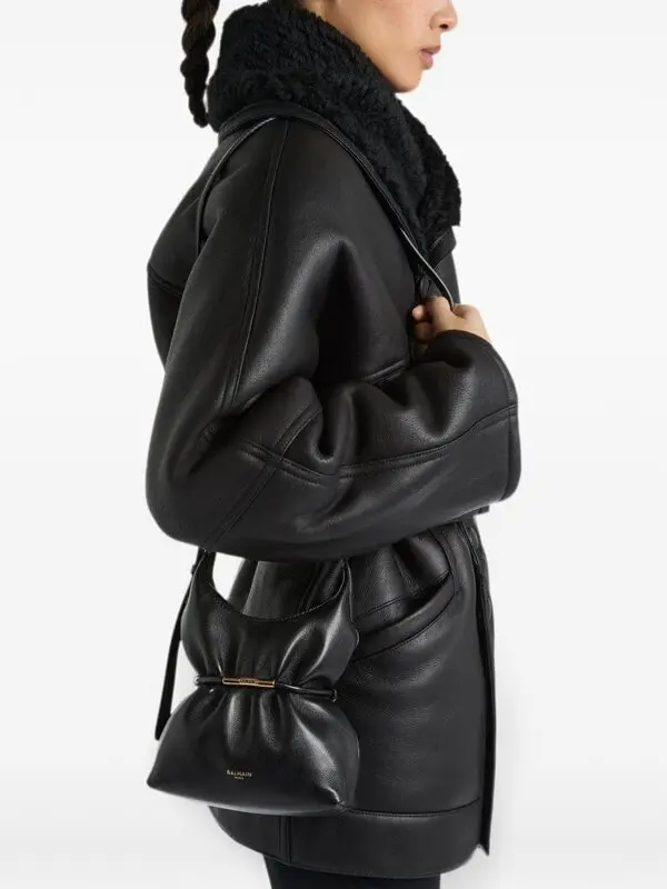 Balmain Sphynx Mini Leather Handbag - Multicolor