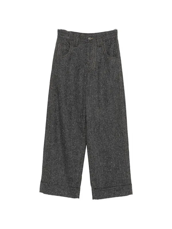 Brunello Cucinelli Wool Trousers - Multicolor
