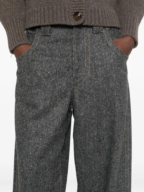 Brunello Cucinelli Wool Trousers - Multicolor