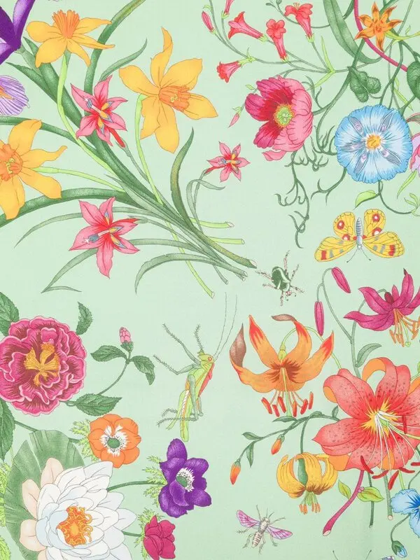 Gucci Printed Silk Foulard