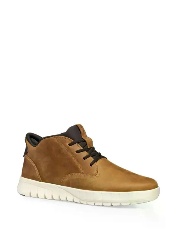 Geox Lace-up Leather Sneakers