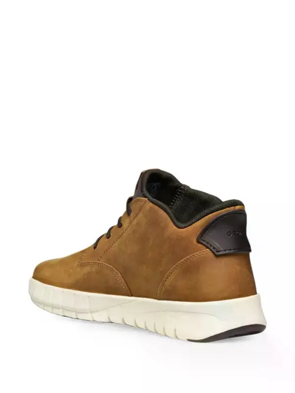 Geox Lace-up Leather Sneakers