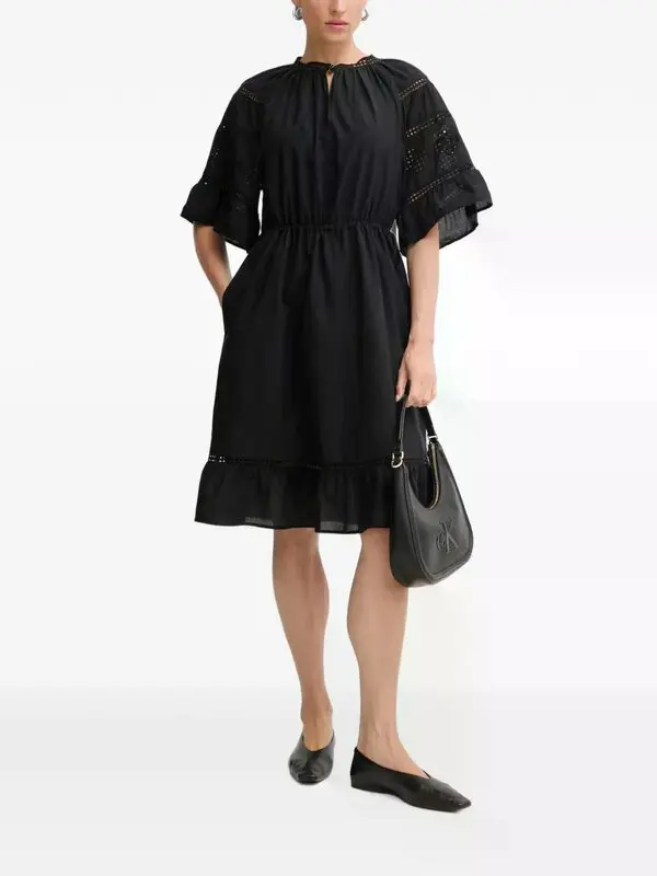Marc O'polo Broderie-anglaise Ruffled Mini Dress