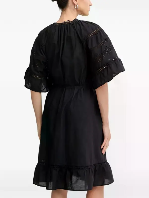 Marc O'polo Broderie-anglaise Ruffled Mini Dress
