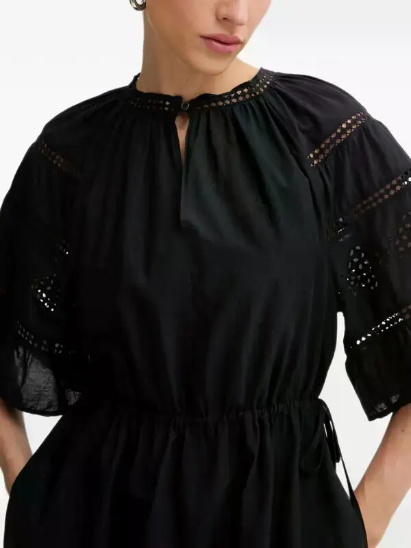 Marc O'polo Broderie-anglaise Ruffled Mini Dress