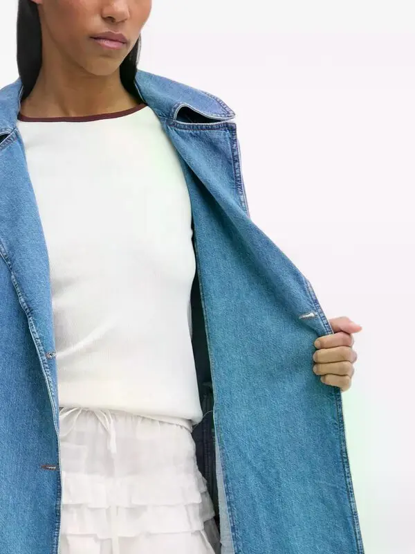 Marc O'polo Double-breasted Belted Trench Coat