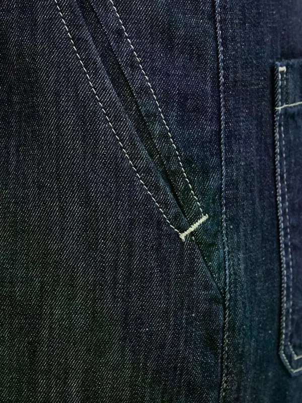 MARC AUREL Pleated Wide-leg Jeans