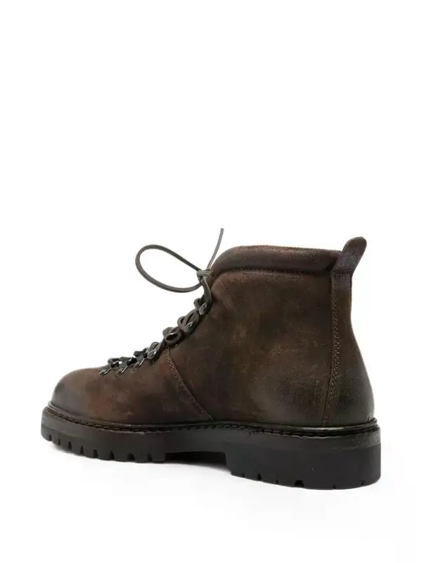 Officine Creative Lace-up Leather Hiking Boots