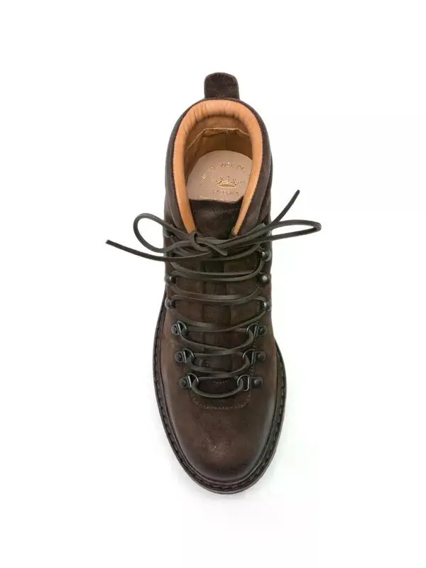 Officine Creative Lace-up Leather Hiking Boots
