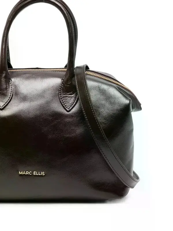 MARC ELLIS Softy Leather Tote Bag - Brown