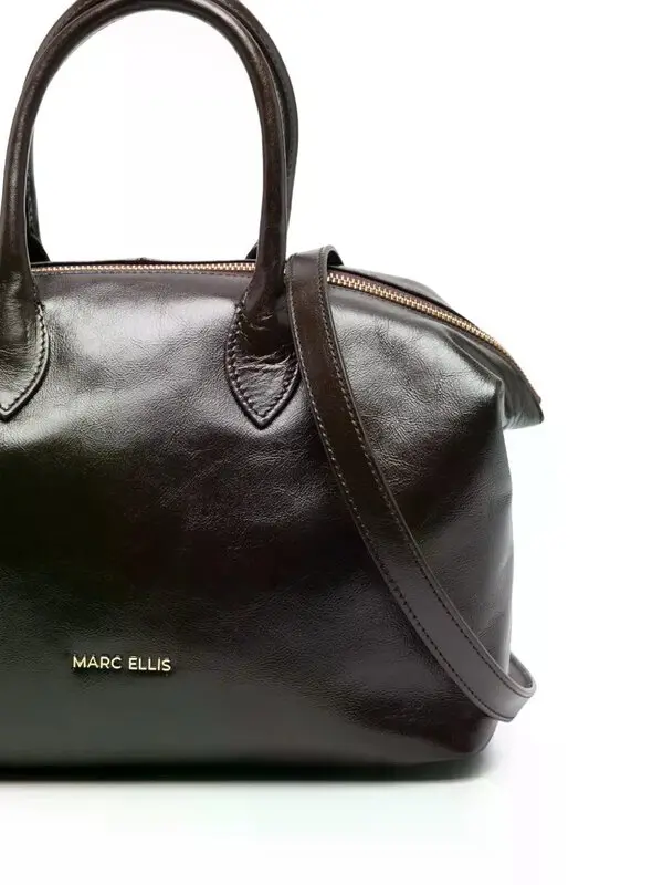 MARC ELLIS Softy Leather Tote Bag - Brown