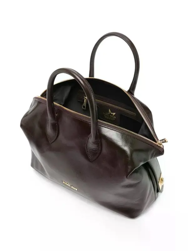 MARC ELLIS Softy Leather Tote Bag - Brown