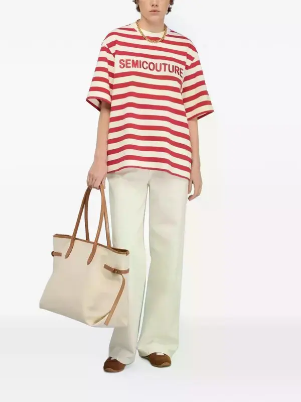 SEMICOUTURE Daria Drawstring-waist Jeans