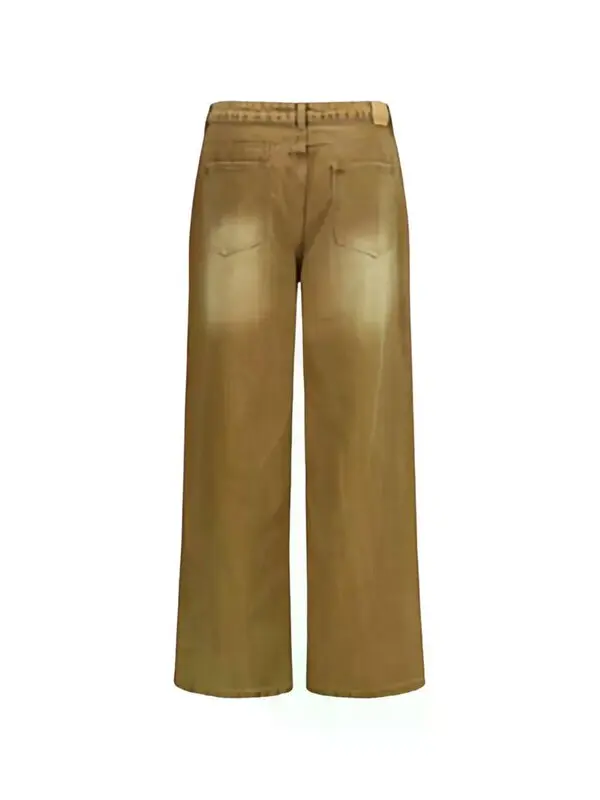 FOUND Wide-leg Pleated Jeans