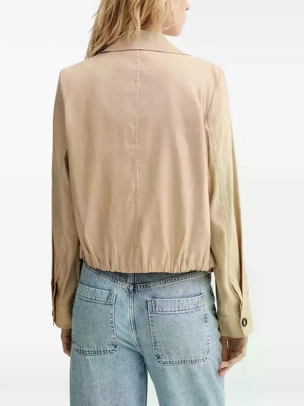 Marc O'polo Notch-lapel Elasticated-hem Jacket