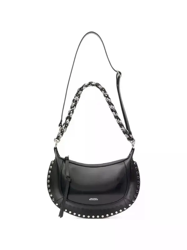 Isabel Marant Étoile Oskan Moon Bag In Leather - Black