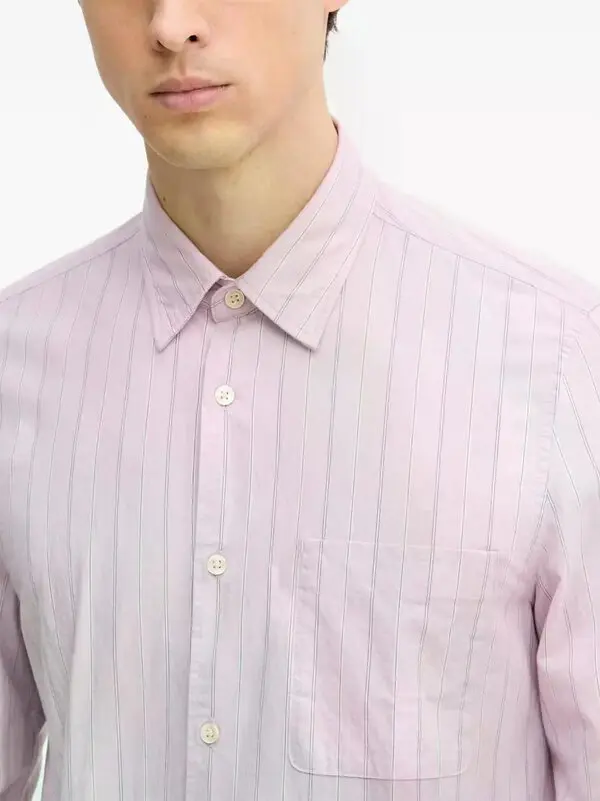 Marc O'polo Vertical-stripe Chest-pocket Shirt