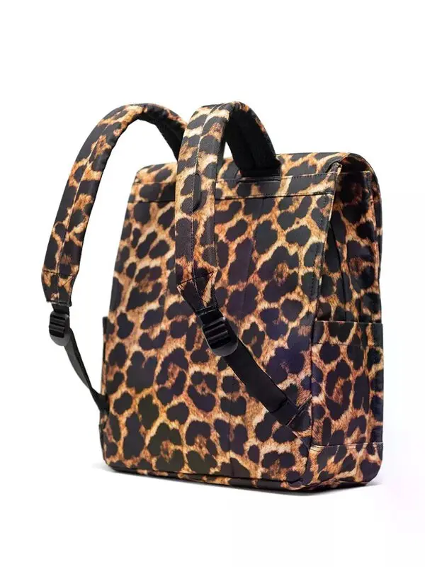 Herschel Supply Co. City Leopard-print Buckle-fastening Backpack