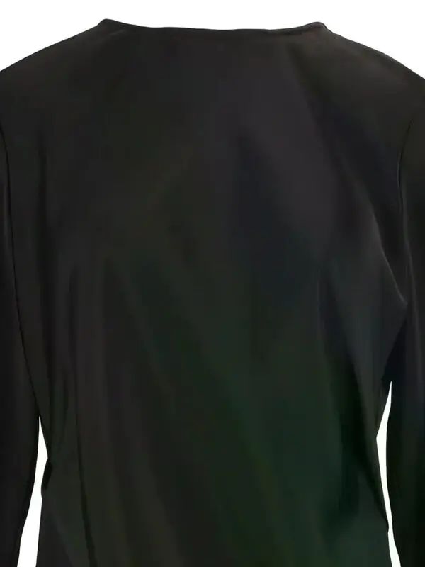 Emporio Armani Long-sleeve Gathered Maxi Dress