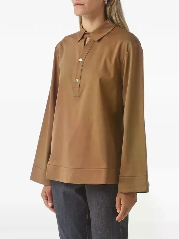 Max Mara Long-sleeve Polo Top