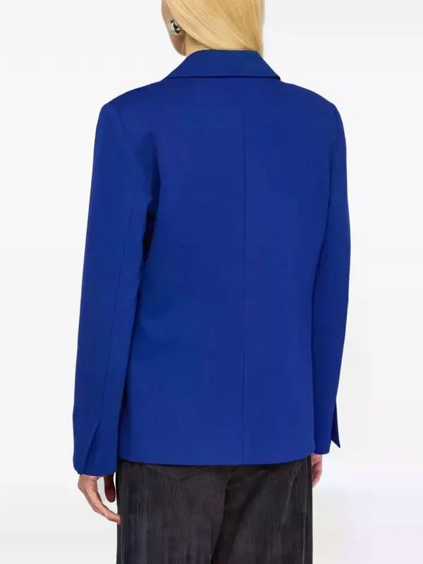 SEMICOUTURE Jorie Double-breasted Pleated-detail Jacket