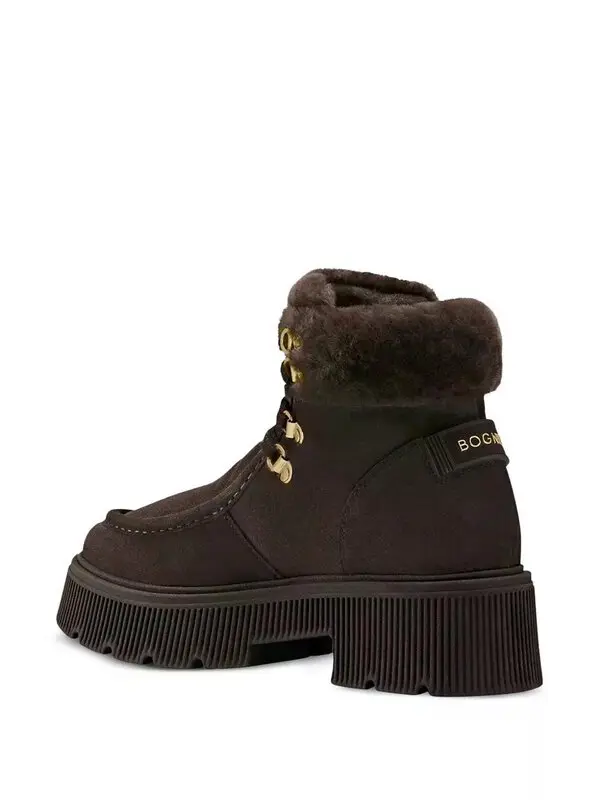 Bogner Turin Wool-trim Platform Ankle Boots