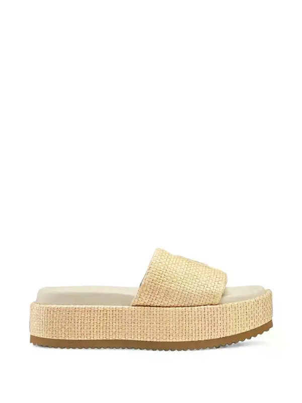 Bogner Sorrento Woven Platform Slides