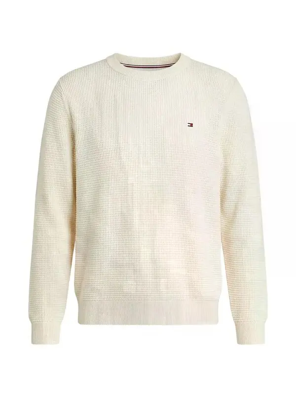 Tommy Hilfiger Waffle-knit Crew-neck Sweater