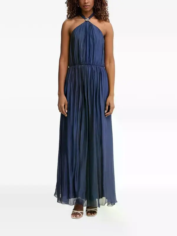 HAVEONE Embellished Halterneck Dress