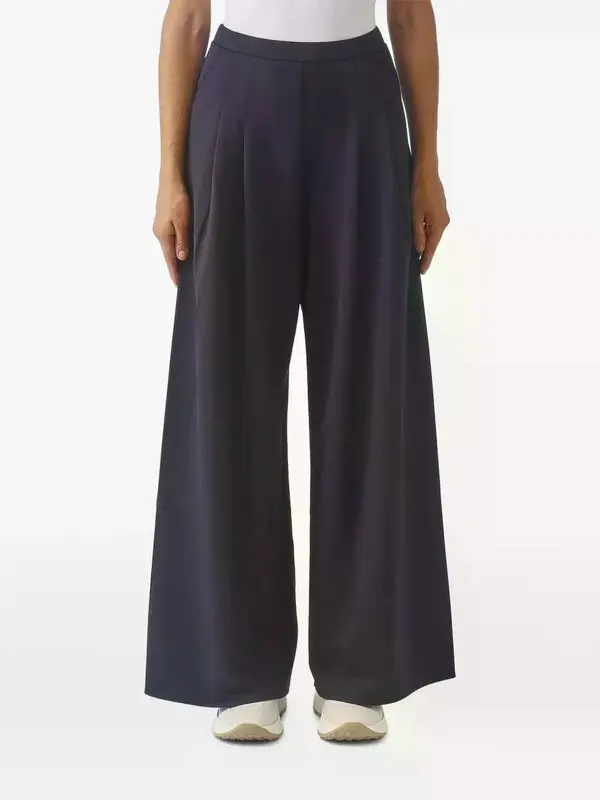 Max Mara Pleated Palazzo Pants