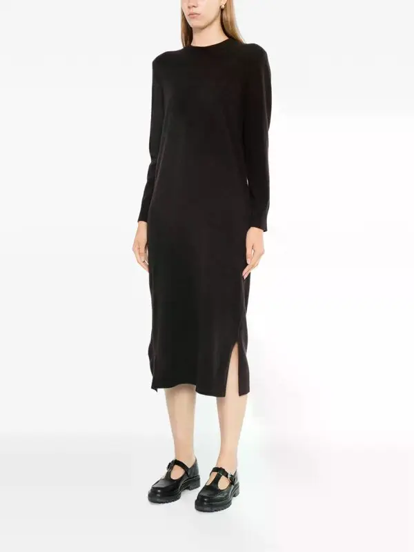 N.peal Round-neck Cashmere Dress